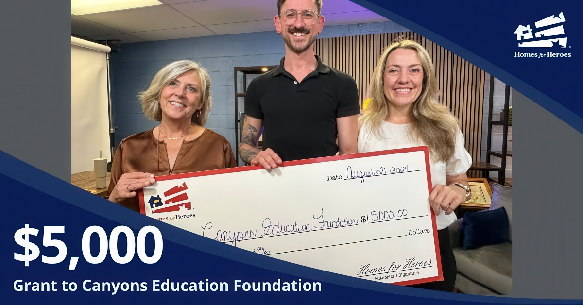 Canyons Education Foundation Receives $5,000 Grant