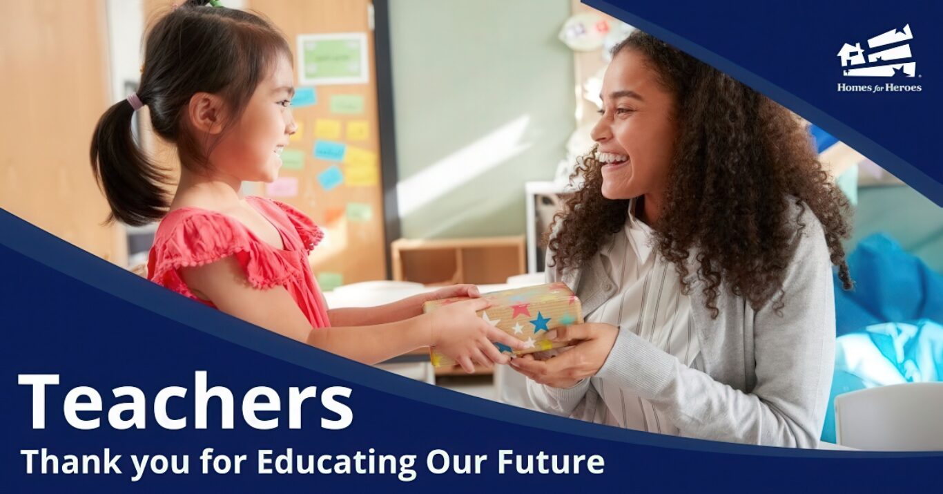 Ways to Show Teacher Appreciation | Thank You Teachers - Homes for Heroes®