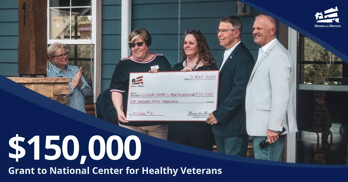 National Center for Healthy Veterans Receives $150,000 Grant