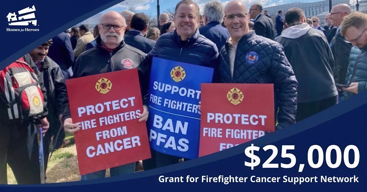 Firefighter Cancer Support Network Receives $25,000 Grant