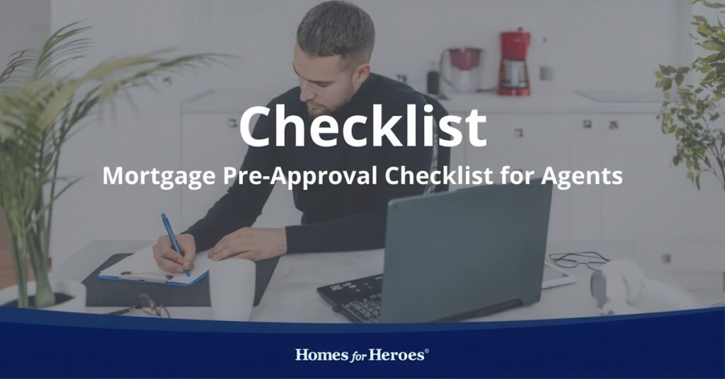 Mortgage Pre-Approval Checklist for Agents to Help Inform Clients