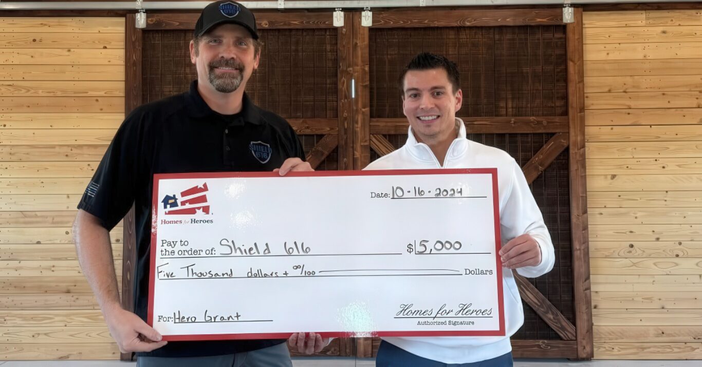 Shield 616 Receives $5,000 Grant | Homes for Heroes Foundation